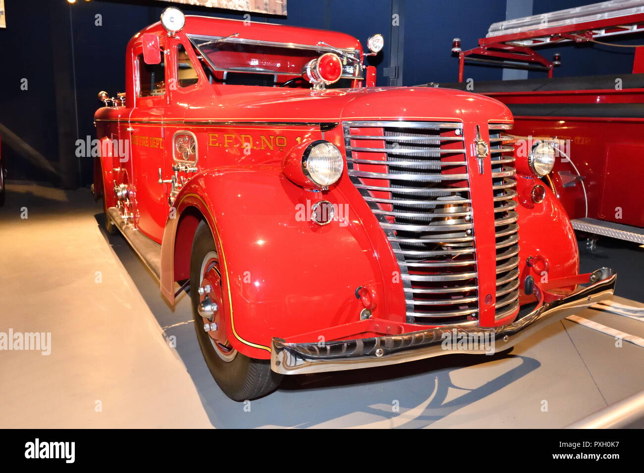 Historical Fire Engines of the 1920s and 1930s Plus a Radio Operator at ...