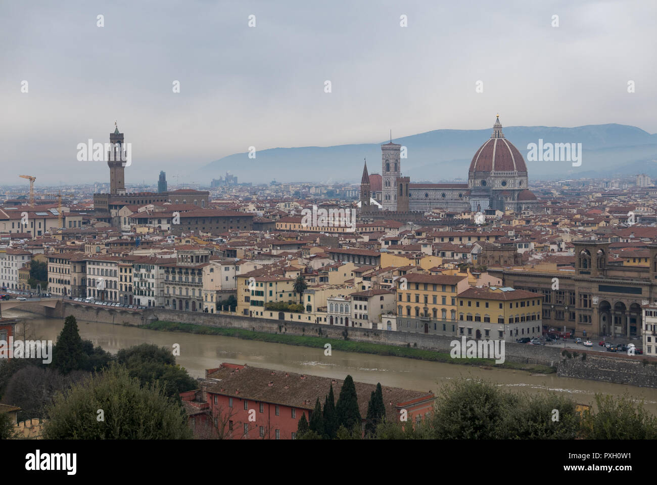 Panoramic view of florence hi-res stock photography and images - Alamy