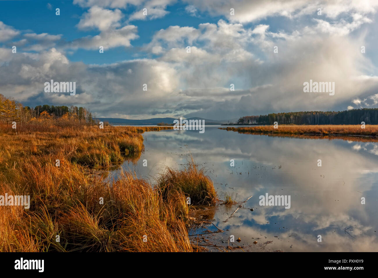 Beautiful warm autumn day view hi-res stock photography and images - Alamy