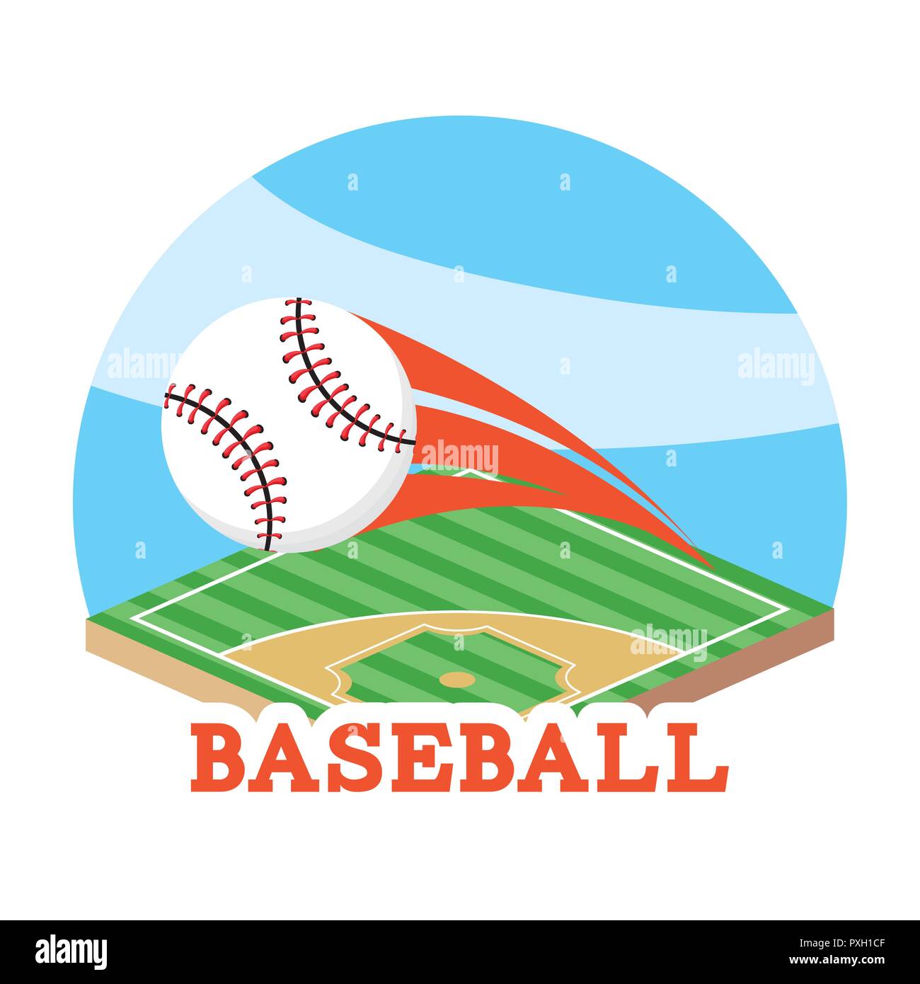 baseball ball game and professional field Stock Vector Image & Art - Alamy