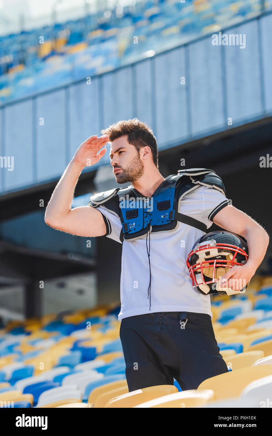 Man standing alone in stadium hi-res stock photography and images - Alamy