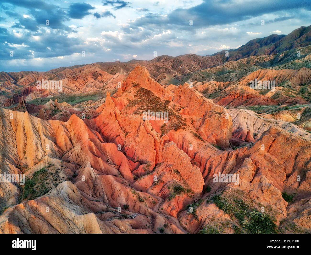 Fairytale Canyon Skazka In Kyrgyzstan Taken In August 2018 Stock Photo