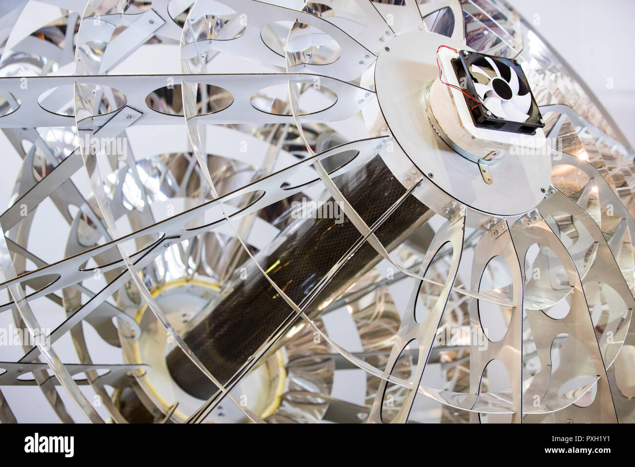 Solar collector for obtaining clean solar energy Stock Photo - Alamy