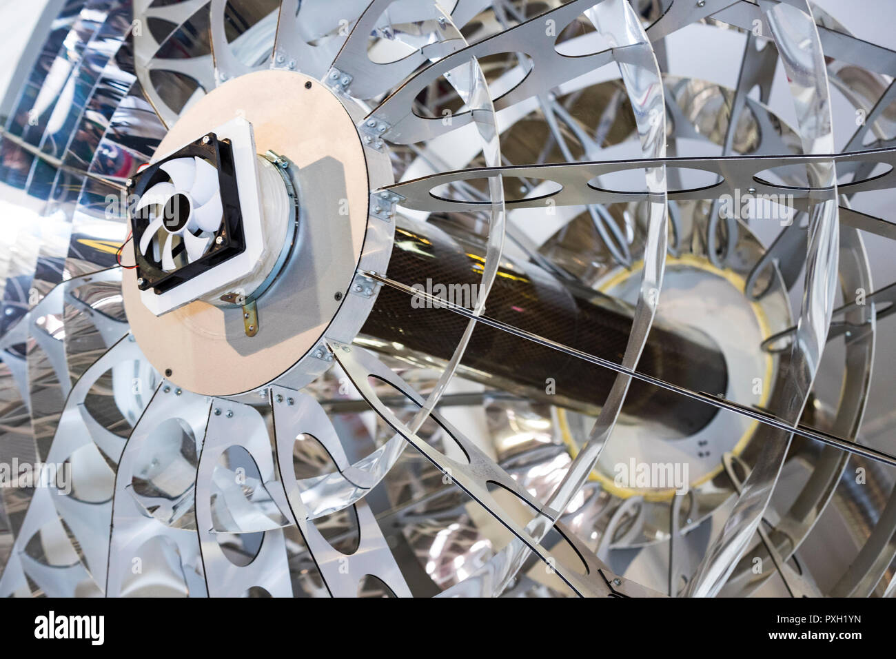 Solar collector for obtaining clean solar energy Stock Photo - Alamy