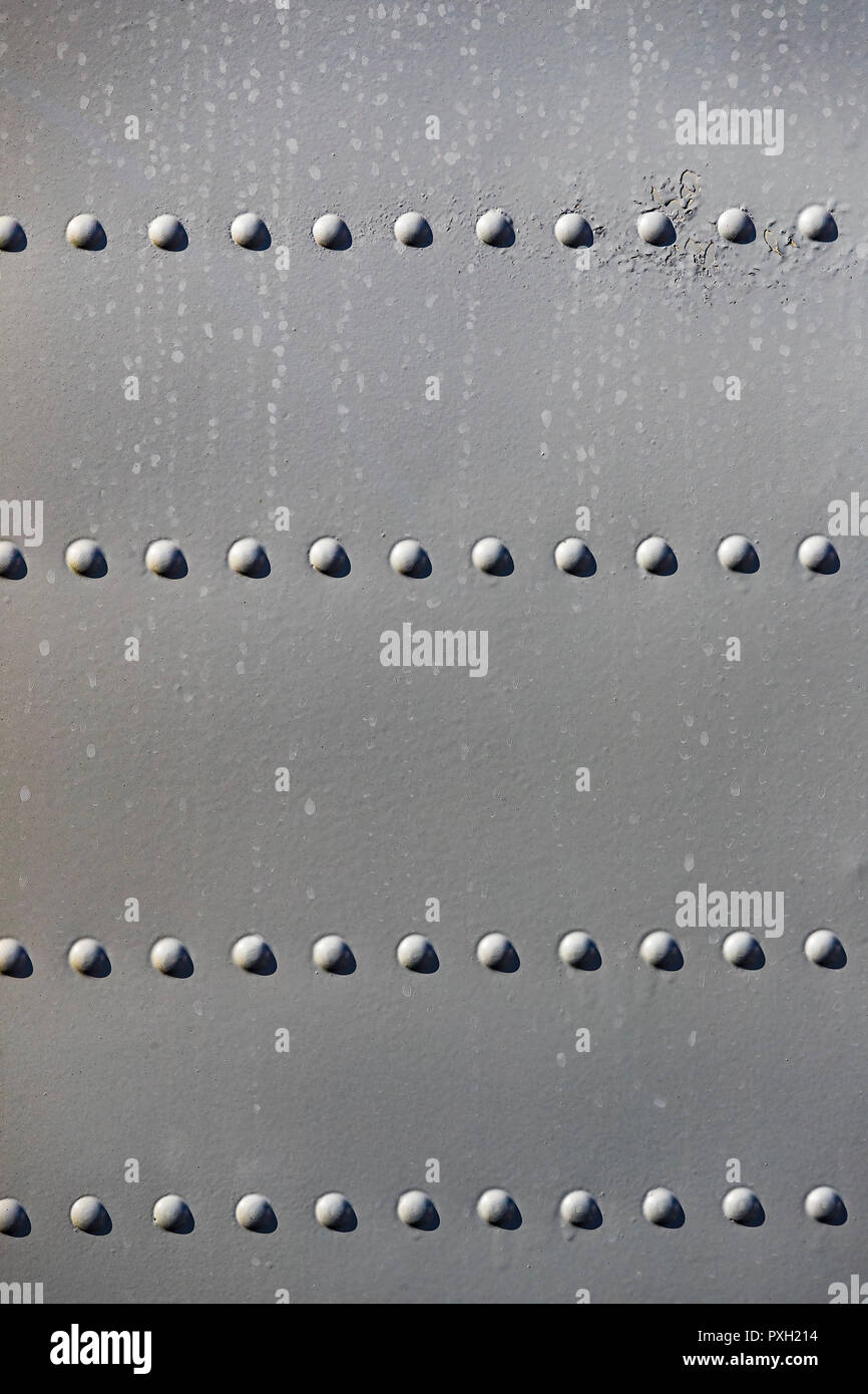 The texture of the metal of military equipment close-up shot Stock ...