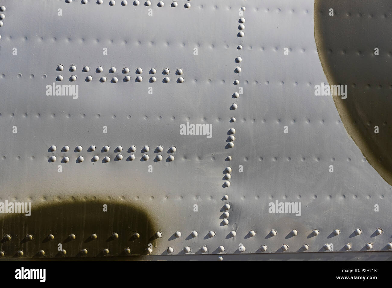 The texture of the metal of military equipment close-up shot Stock ...