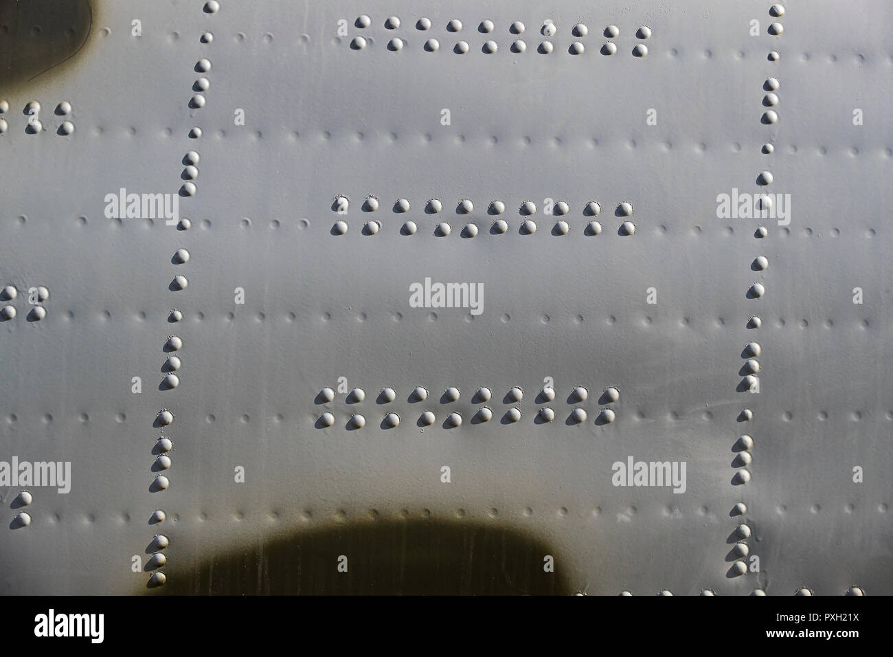 The texture of the metal of military equipment close-up shot Stock ...