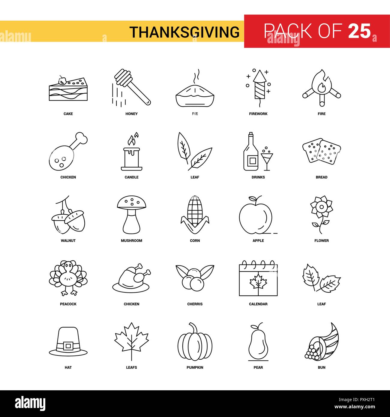 Black bun fruit cake Stock Vector Images - Alamy