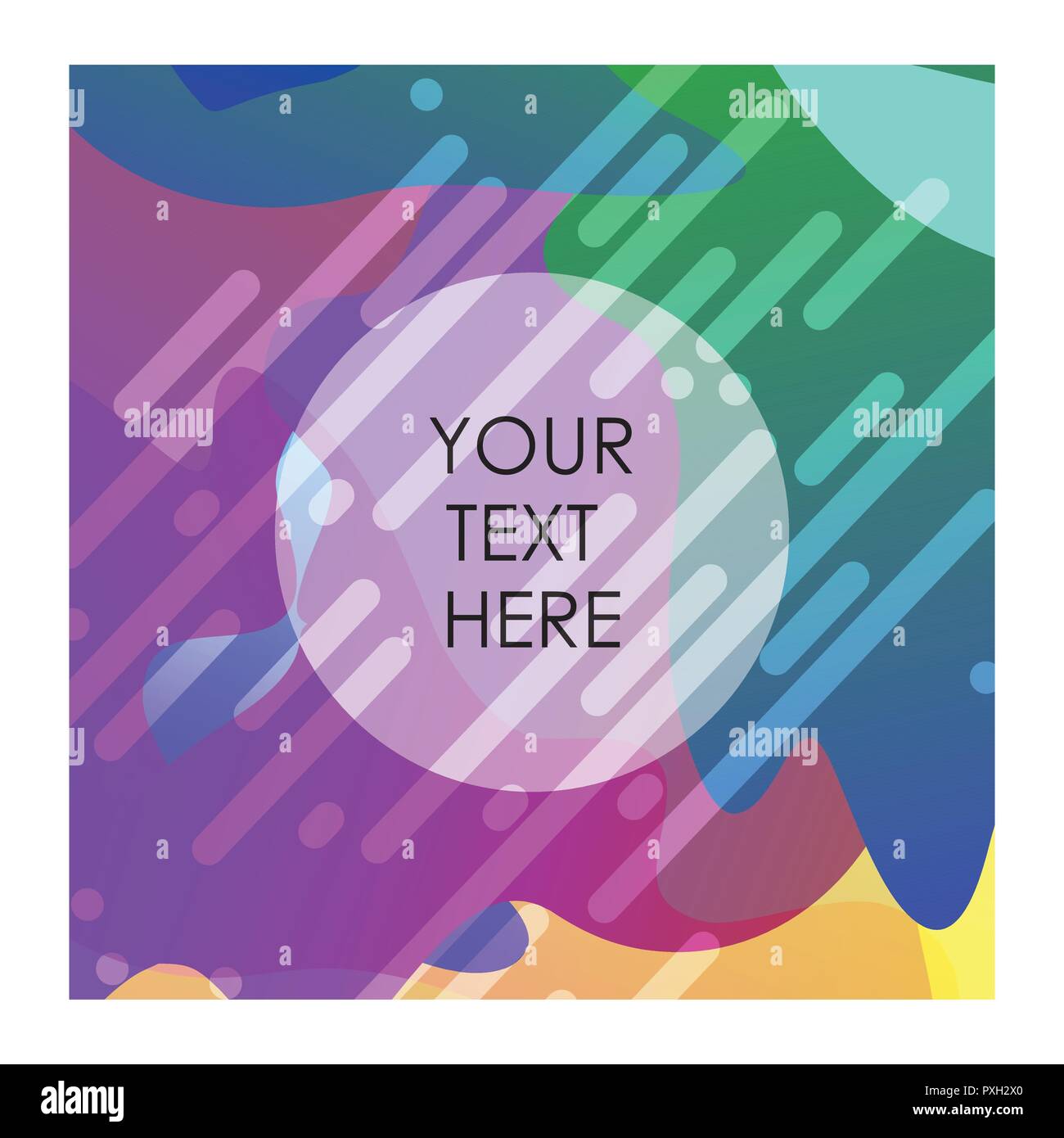 Multicolor background with typography vector Stock Vector Image & Art ...