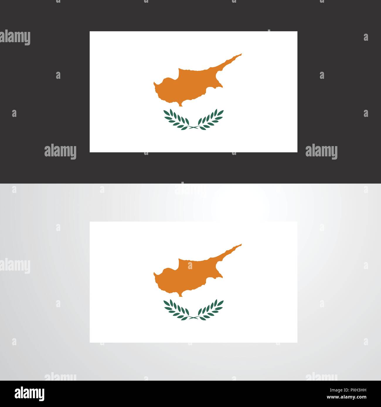 Cyprus Flag banner design Stock Vector Image & Art - Alamy