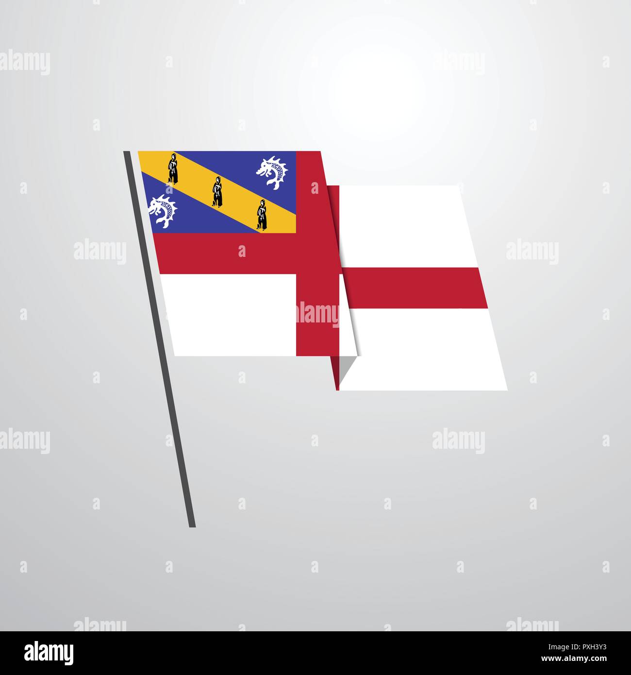 Flag of herm Stock Vector Images - Alamy