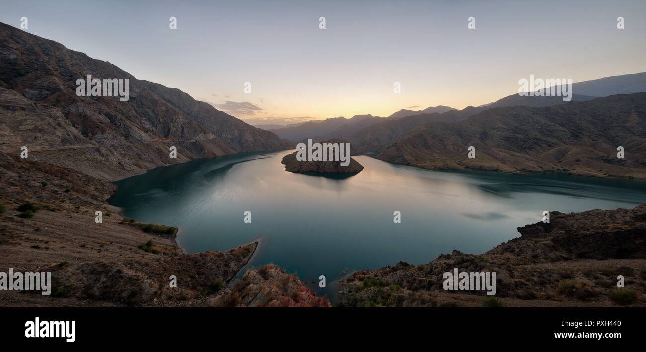 Lower Naryn River Canyon in Kyrgyzstan taken in August 2018 Stock Photo ...