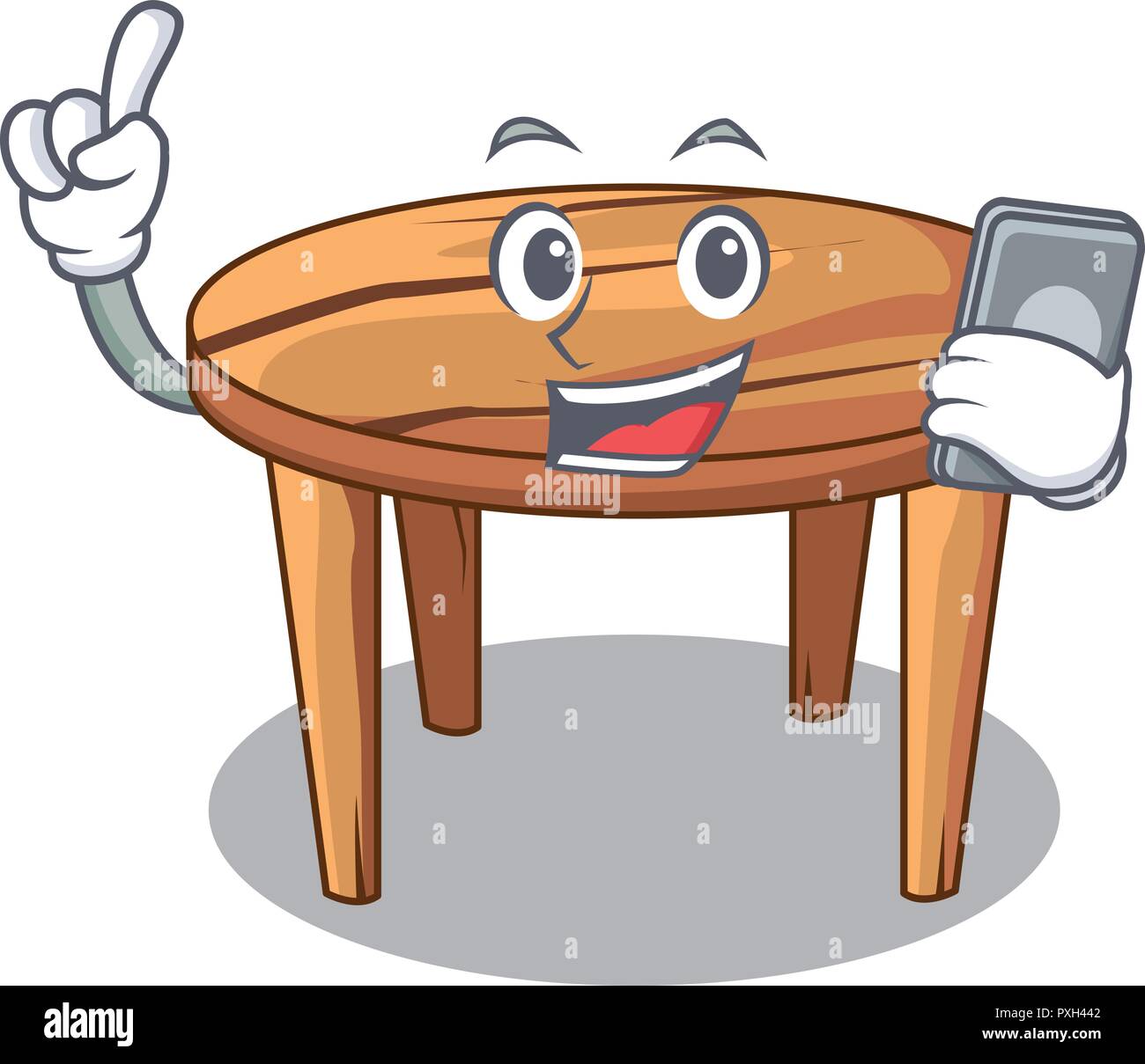 Telephone at dinner table Stock Vector Images - Alamy