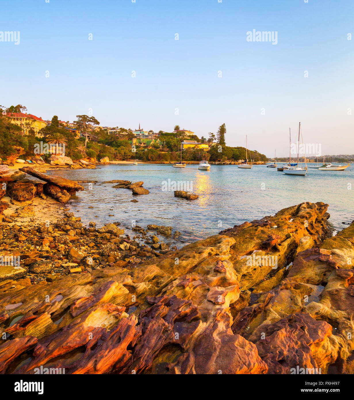Hermit Bay in Vaucluse. Sydney Harbour, Australia Stock Photo - Alamy