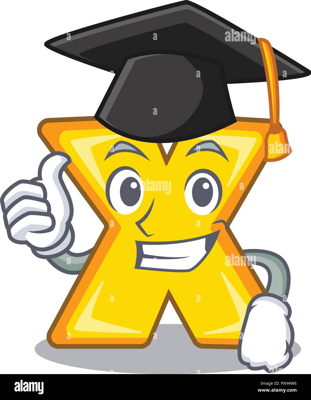 Graduation cartoon multiply of a delete sign Stock Vector Image & Art ...