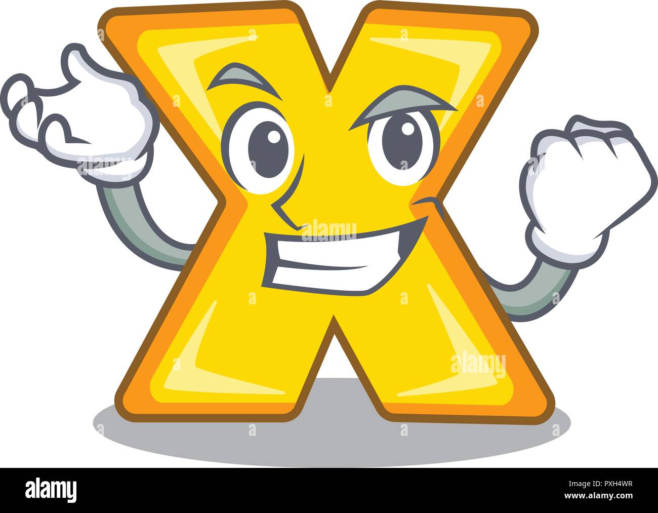 Successful cartoon multiply of a delete sign Stock Vector Image & Art ...