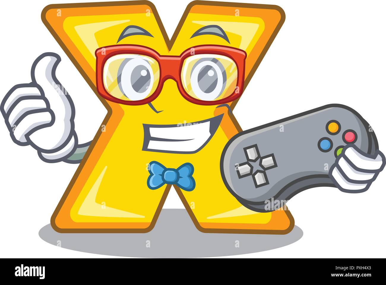 Gamer cartoon multiply sign for calculate math Stock Vector Image & Art ...