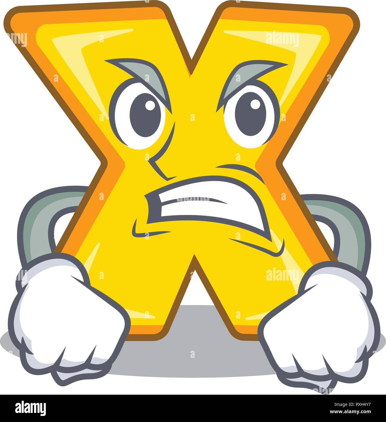 Angry key character cartoon Stock Vector Images - Alamy