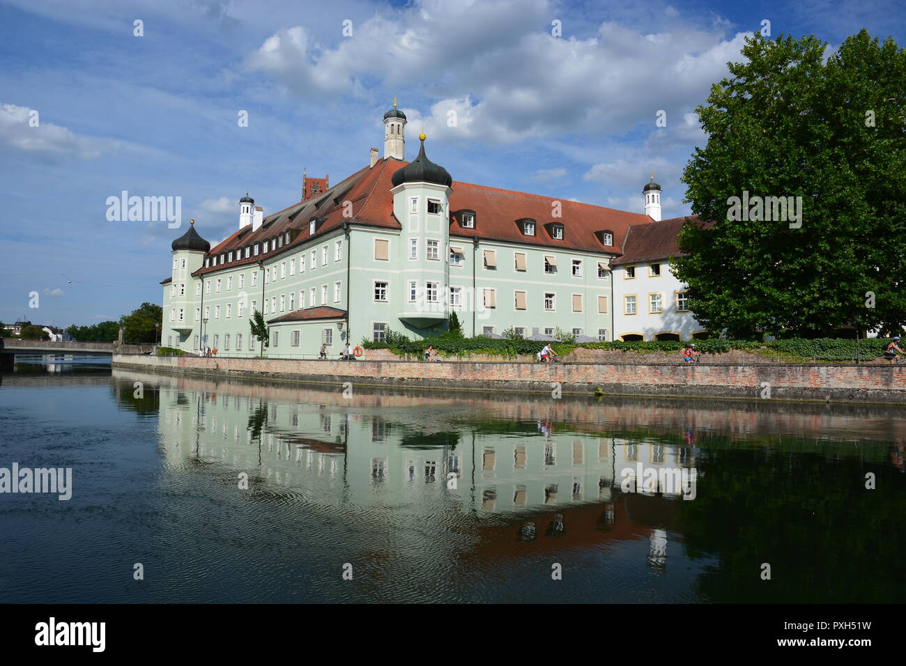 Landshut, Germany – View in the historical town of Landshut, Bavaria ...