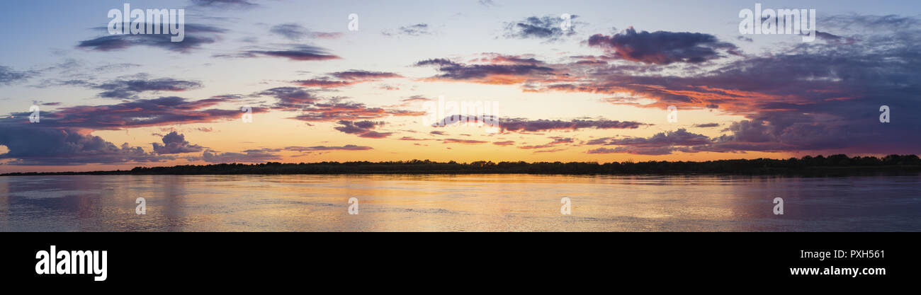 Panoramic View of Tongjiang at the Sunrise Stock Photo - Alamy