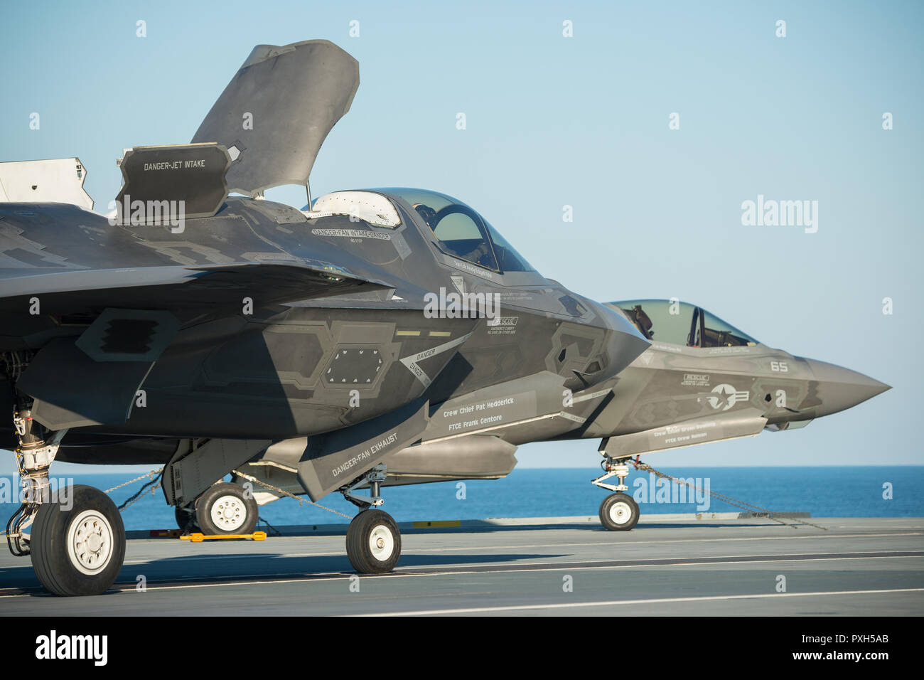U.S. Marine Corps Maj. Michael Lippert, test pilot with the F-35 Pax ...