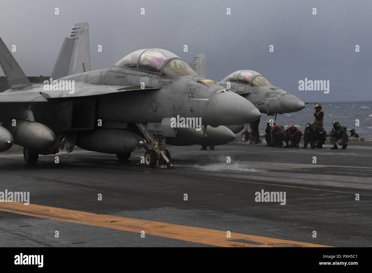 181022-N-IG466-0003 NORWEGIAN SEA (Oct. 22, 2018) F/A-18F Super Hornets ...