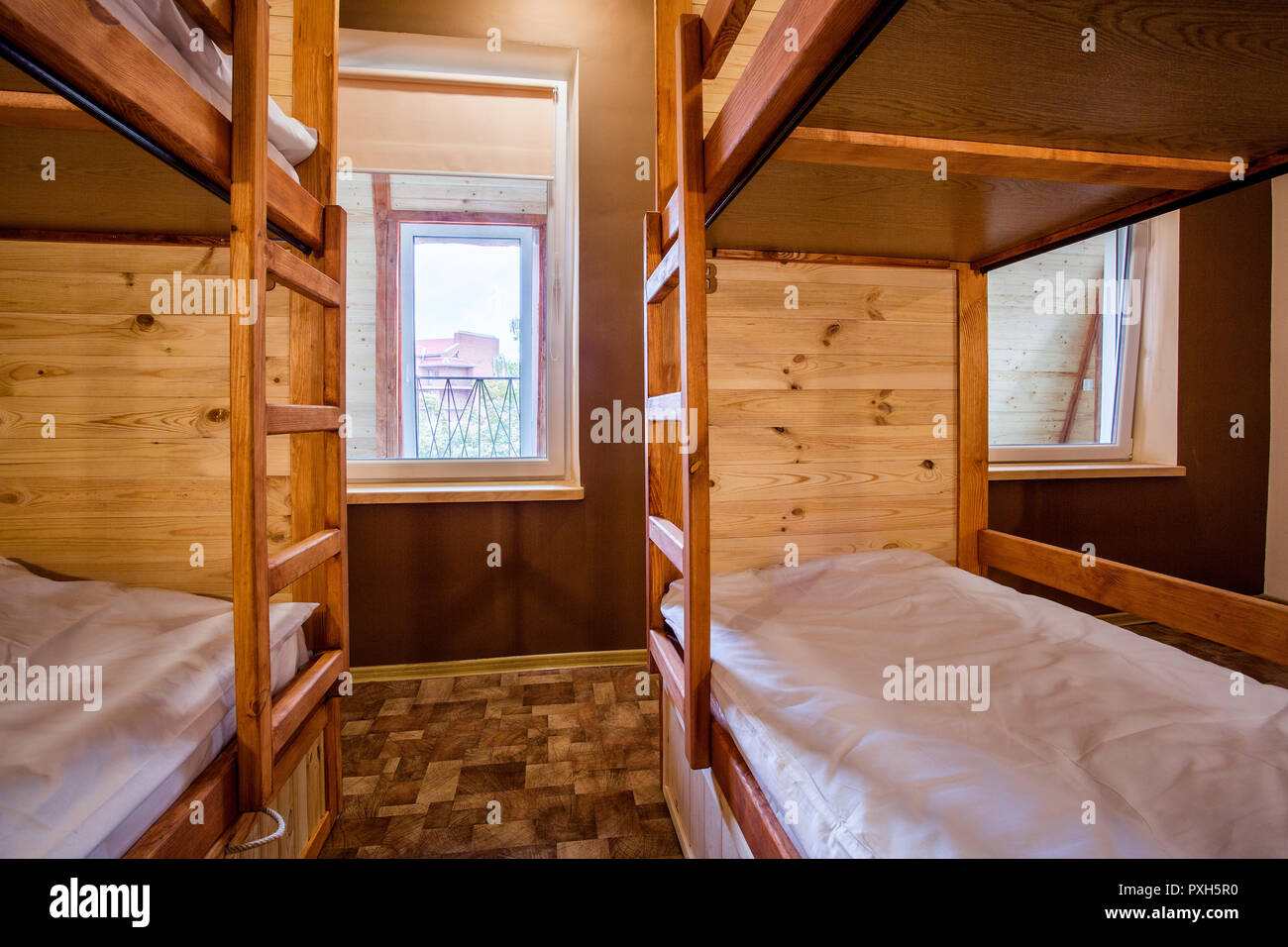 Dormitory bunk beds hi-res stock photography and images - Alamy