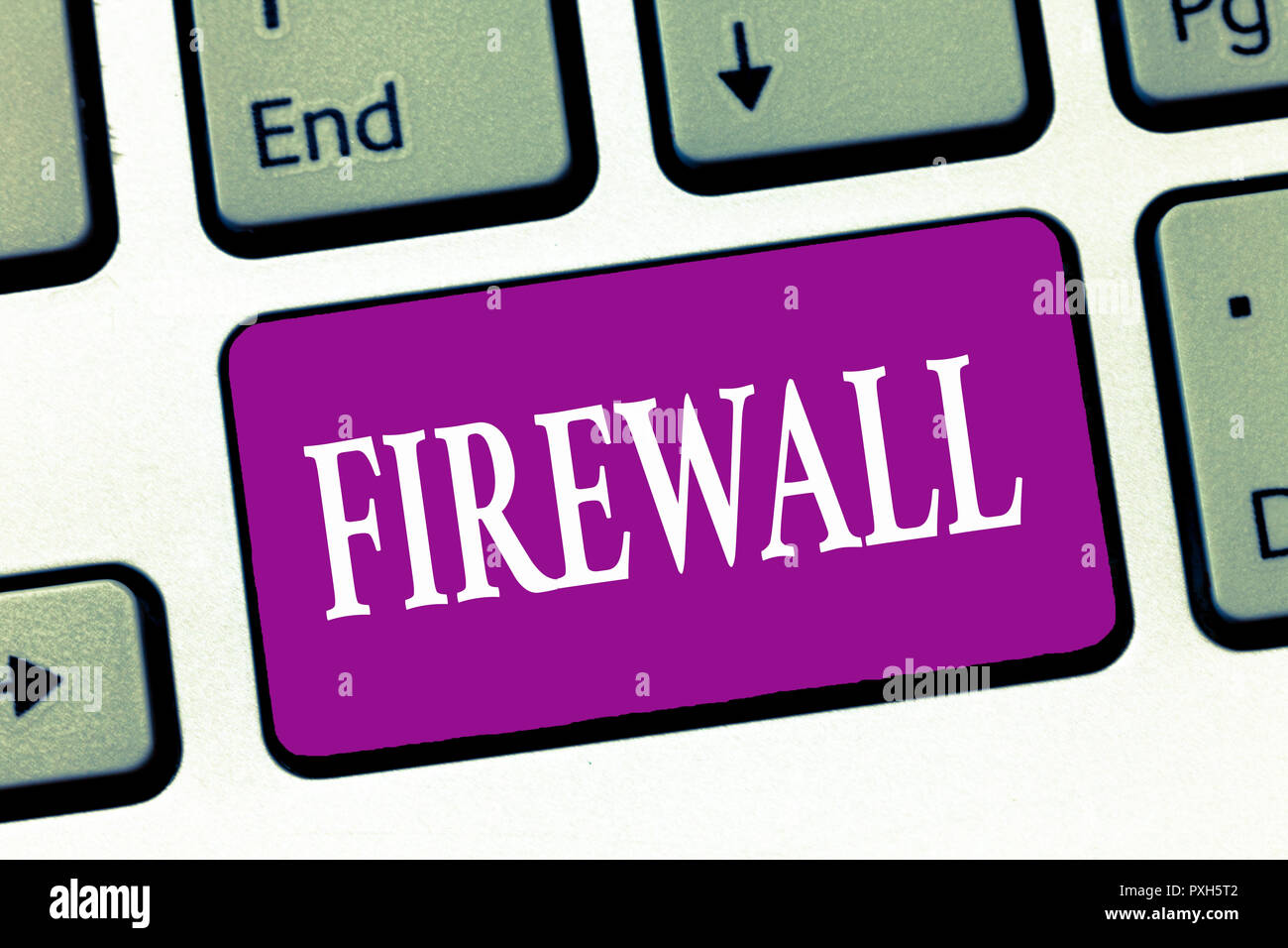 Handwriting text writing Firewall. Concept meaning protect network or ...