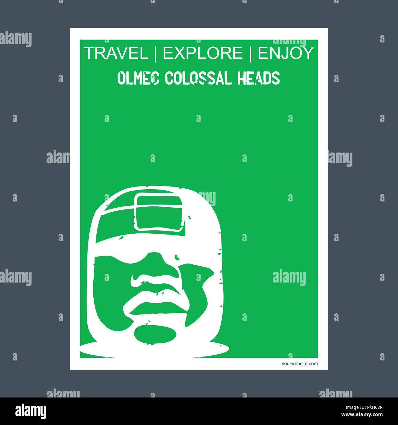 Olmec style head hi-res stock photography and images - Alamy