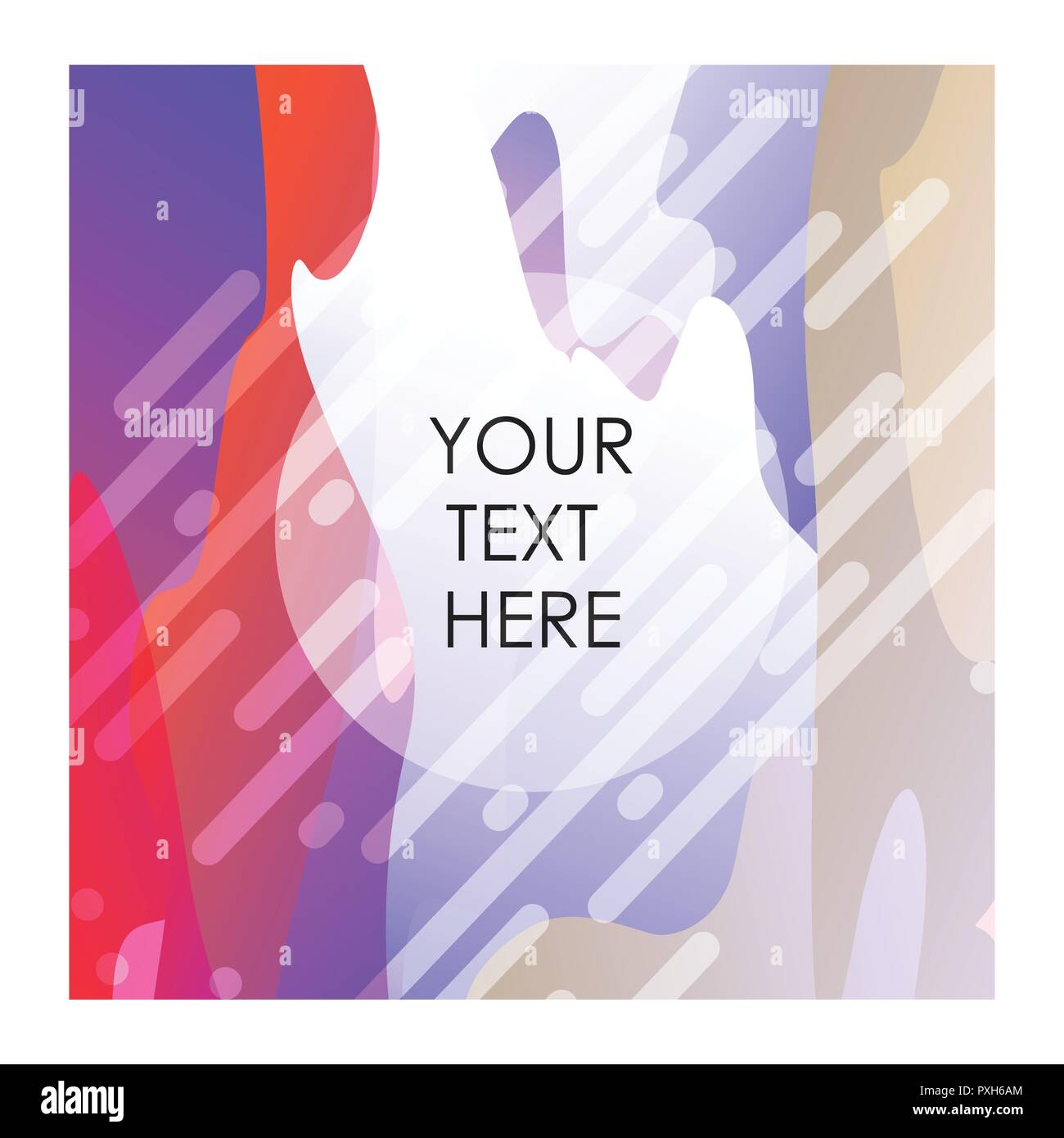 Colorful background with typography design vector Stock Vector Image ...