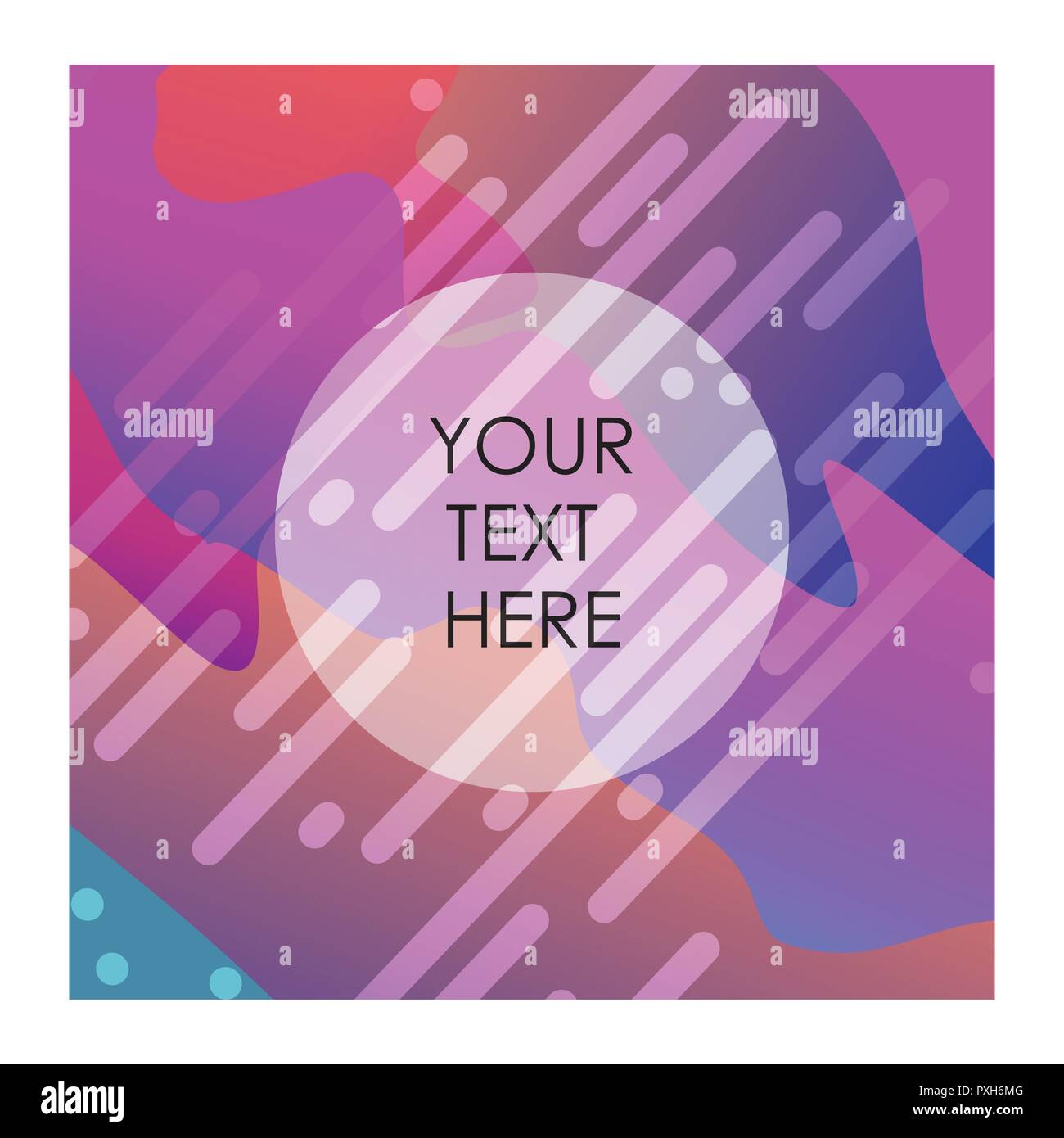 Multicolor background with typography vector Stock Vector Image & Art ...