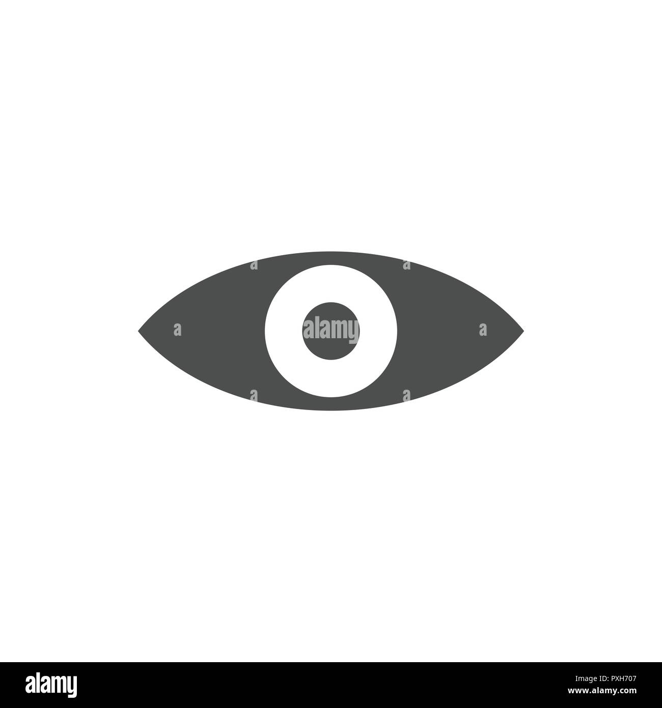 Eye icon. Vector Simple flat Stock Vector Image & Art - Alamy