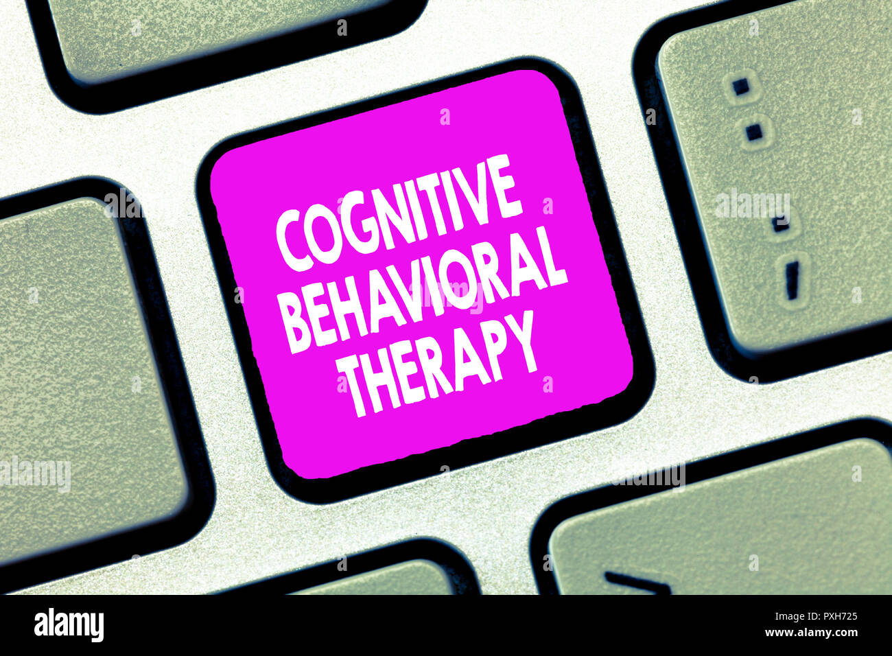 Text sign showing Cognitive Behavioral Therapy. Conceptual photo ...
