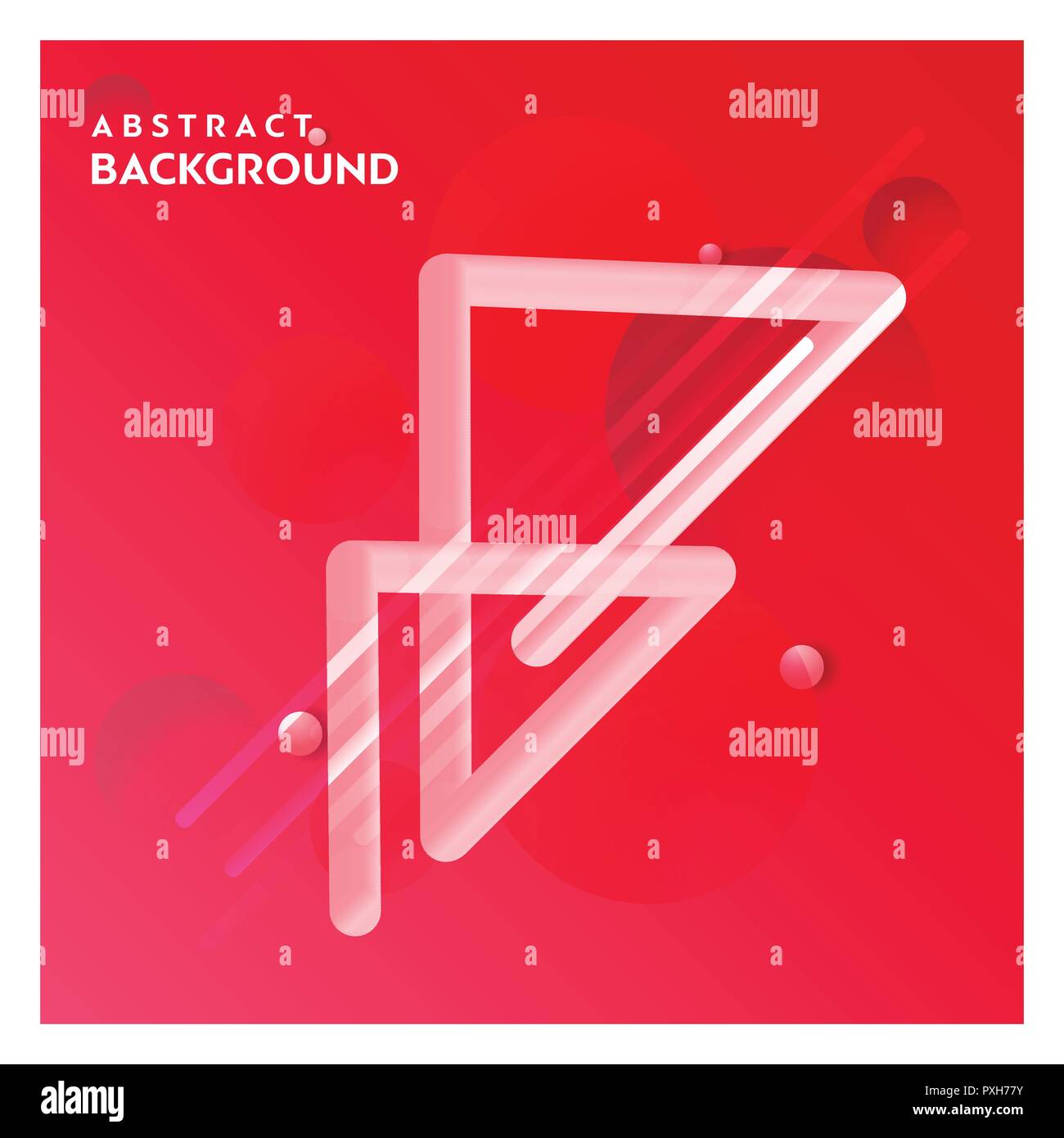 Abstract line background with red background vector Stock Vector Image ...