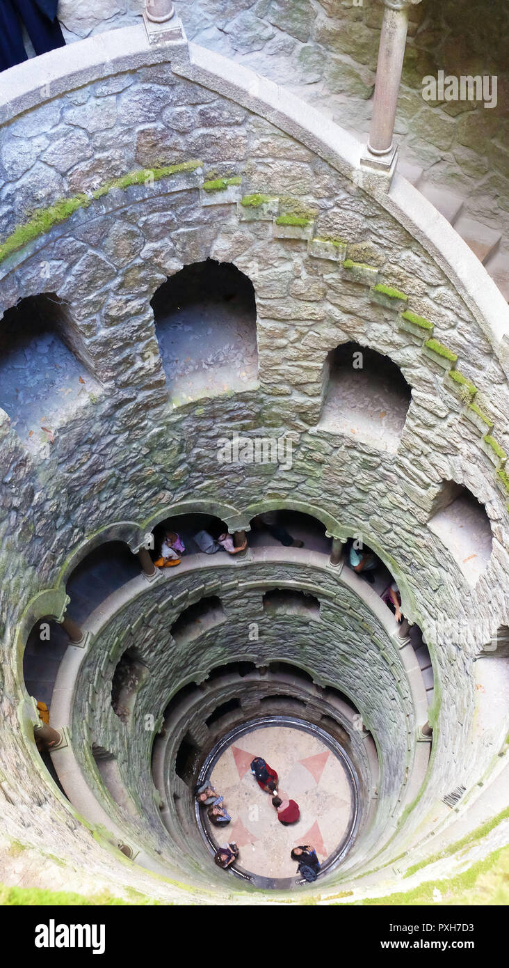 Knights Templar Initiation Well, Sintra, Portugal Stock Photo - Alamy