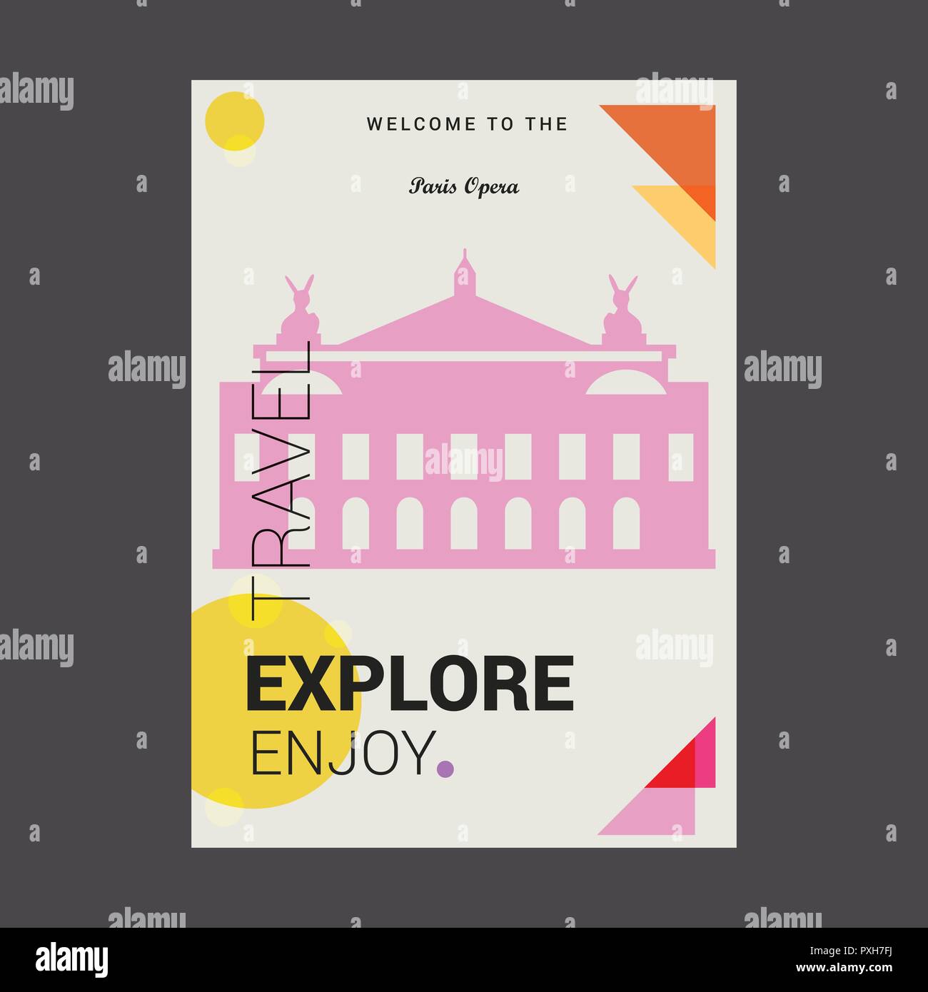 Grand opera house paris Stock Vector Images - Alamy