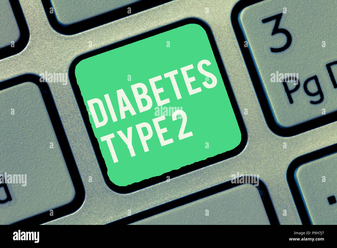 Text sign showing Diabetes Type 2. Conceptual photo condition which ...