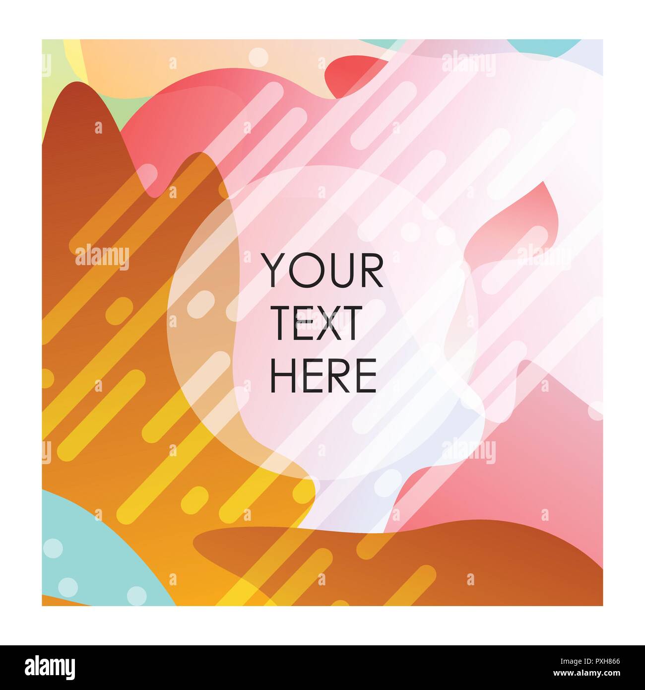 Colorful background with typography design vector Stock Vector Image ...