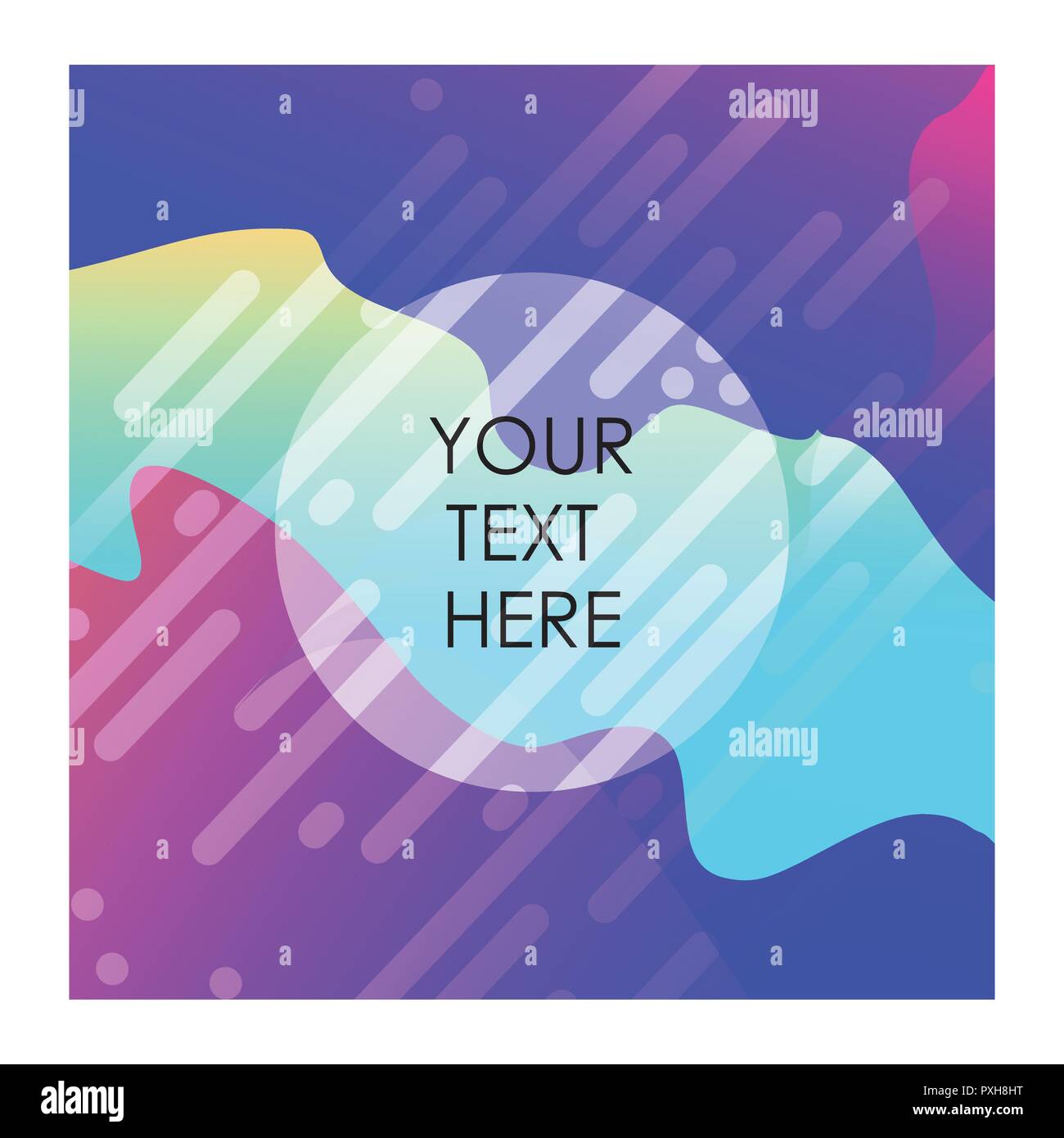 Colorful background with typography design vector Stock Vector Image ...
