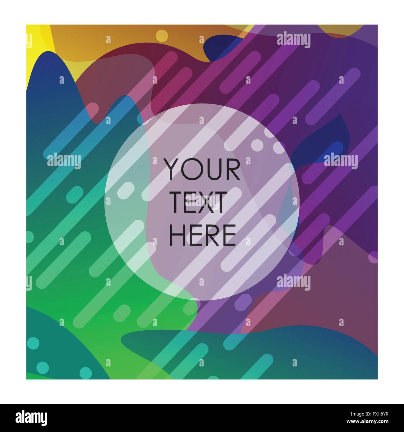 Multicolor background with typography vector Stock Vector Image & Art ...