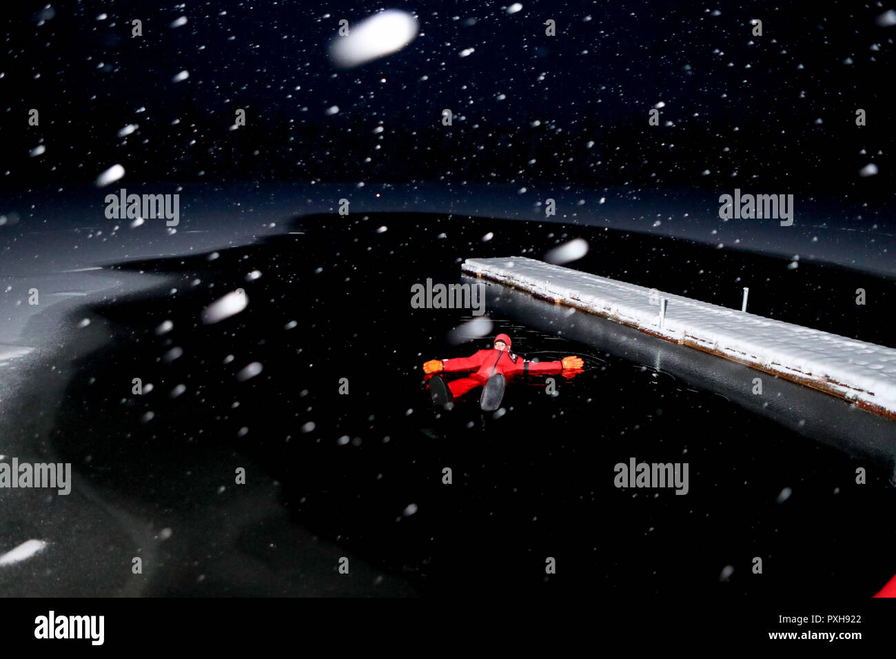 Ice floating in rovaniemi hi-res stock photography and images - Alamy