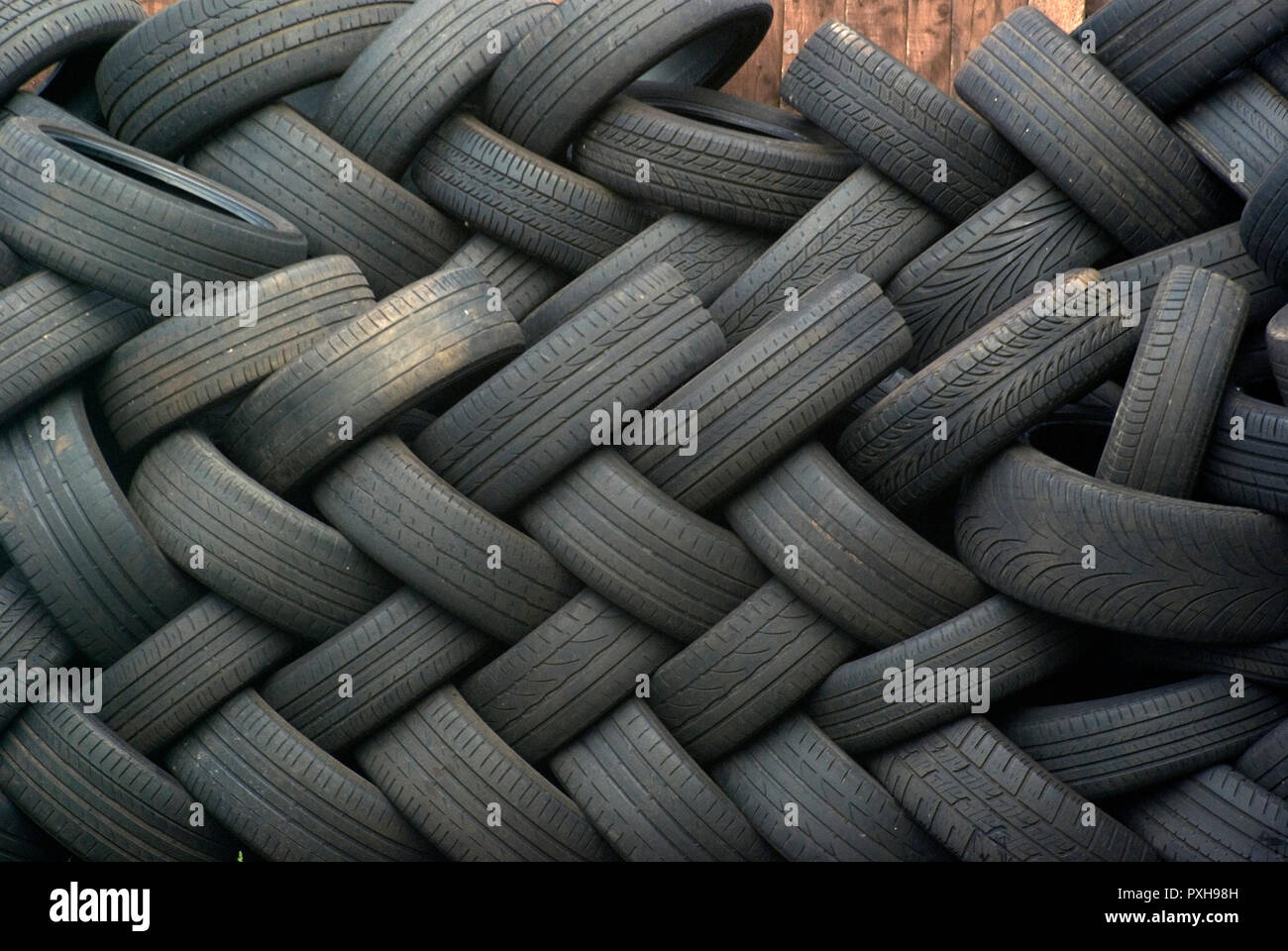 Old car tyres hi-res stock photography and images - Alamy