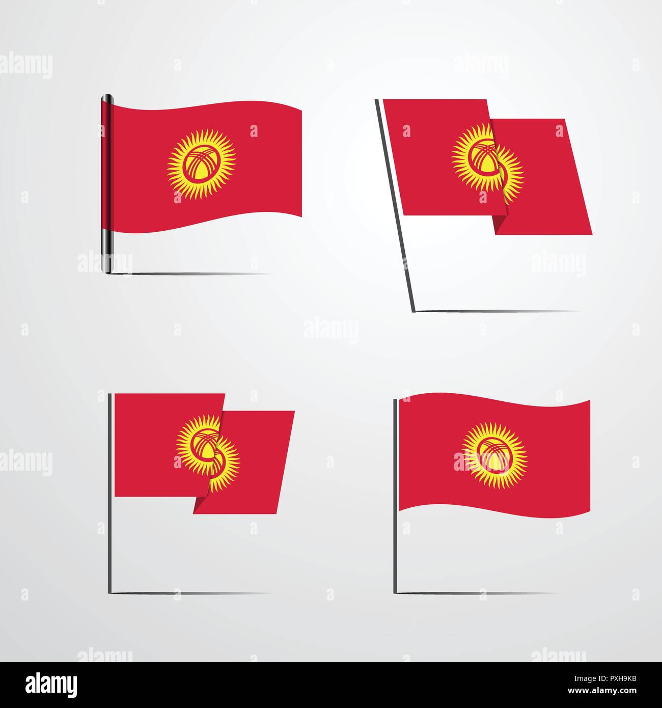 Ladonia flag Stock Vector Images - Alamy