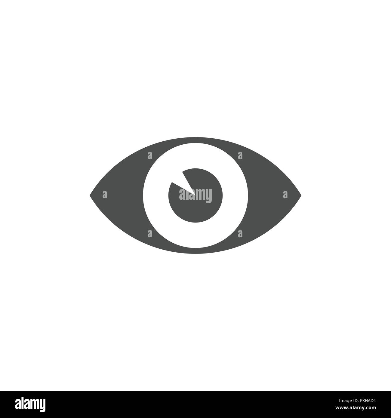 Eye icon. Vector Simple flat Stock Vector Image & Art - Alamy