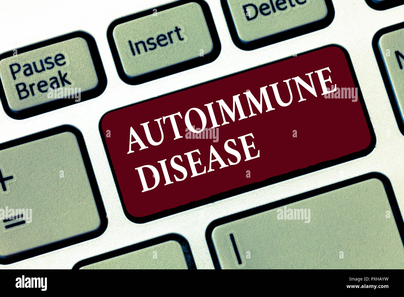 Word writing text Autoimmune Disease. Business concept for Unusual ...