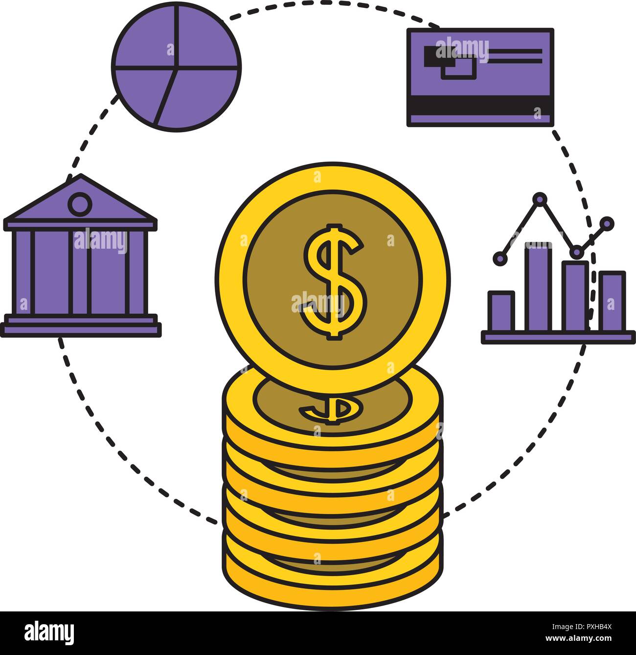 fin tech business Stock Vector Image & Art - Alamy