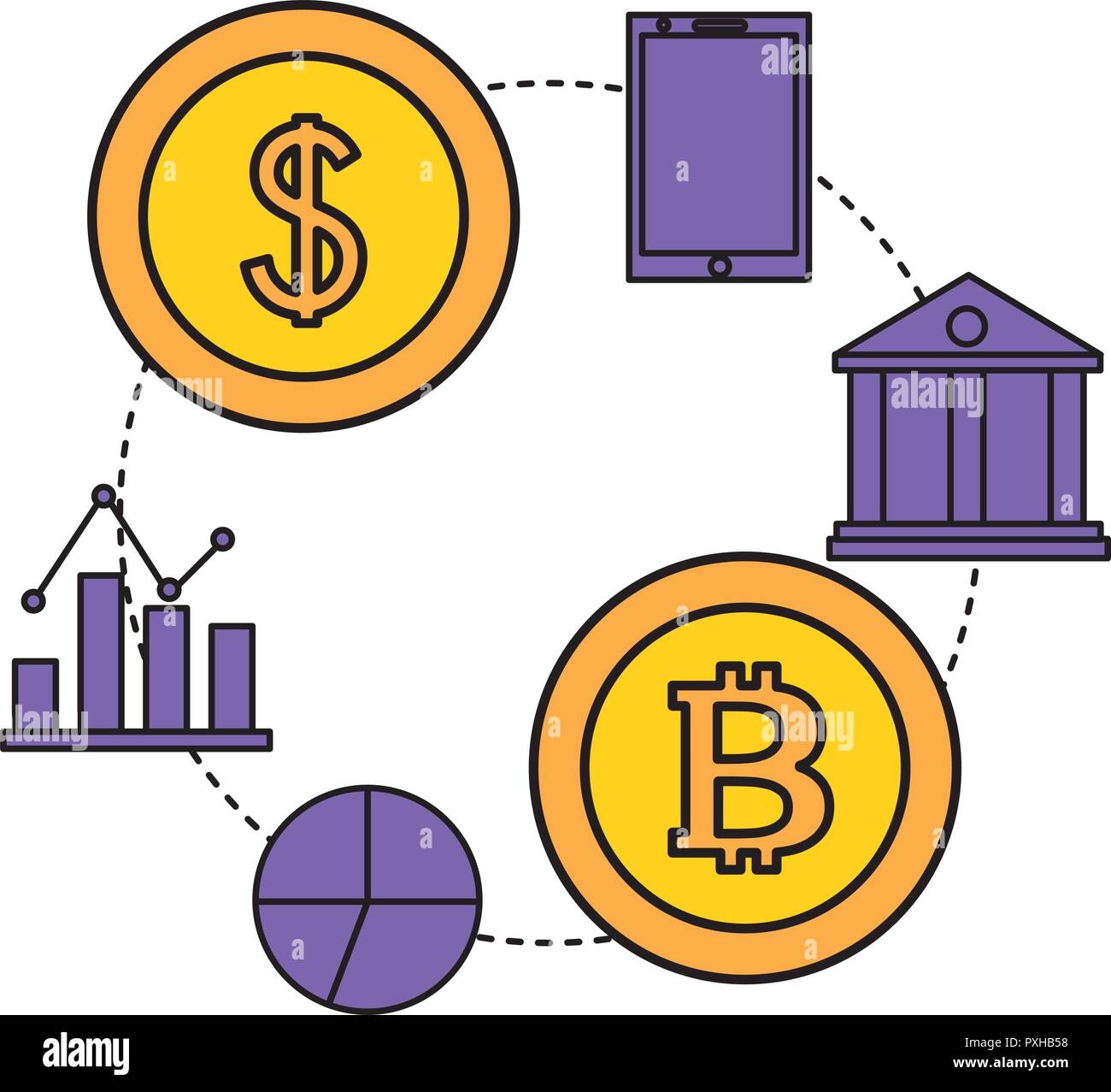 fin tech business Stock Vector Image & Art - Alamy