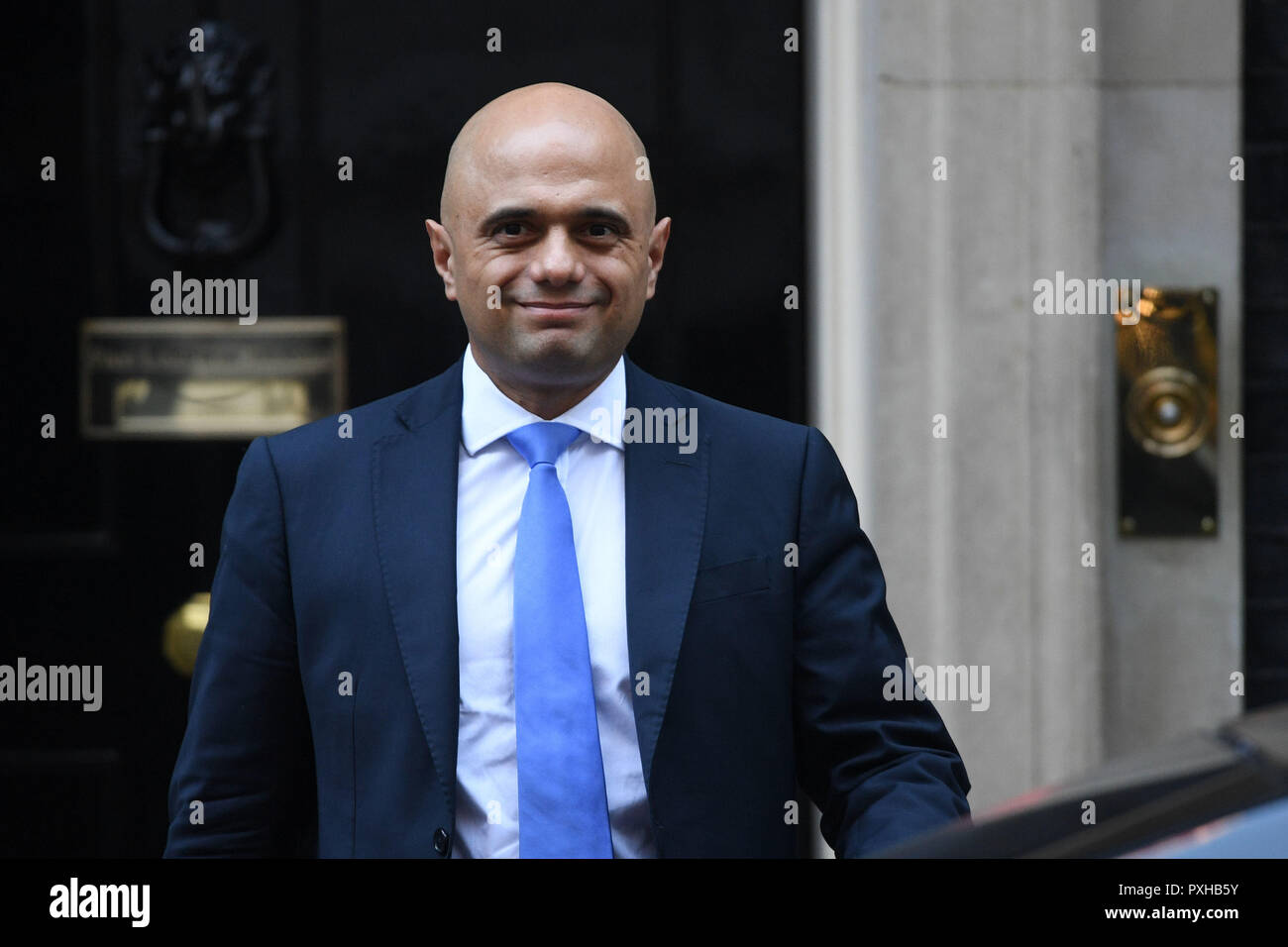 Home Secretary Sajid Javid leaves 10 Downing Street in London Stock ...