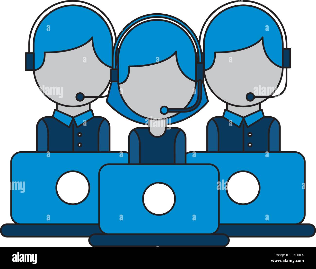 operator call center service Stock Vector Image & Art - Alamy