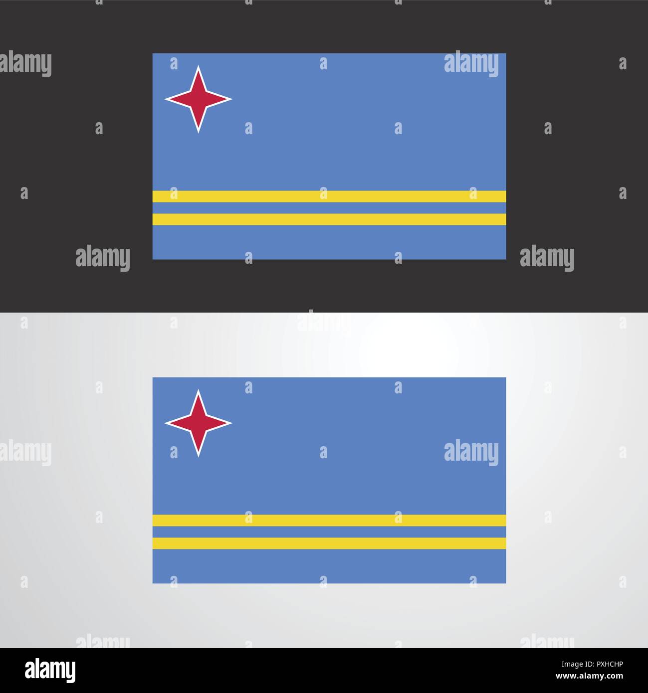 Aruban flag Stock Vector Images - Alamy